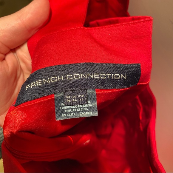 French Connection | Dresses | Red French Connection Strappy Dress ...